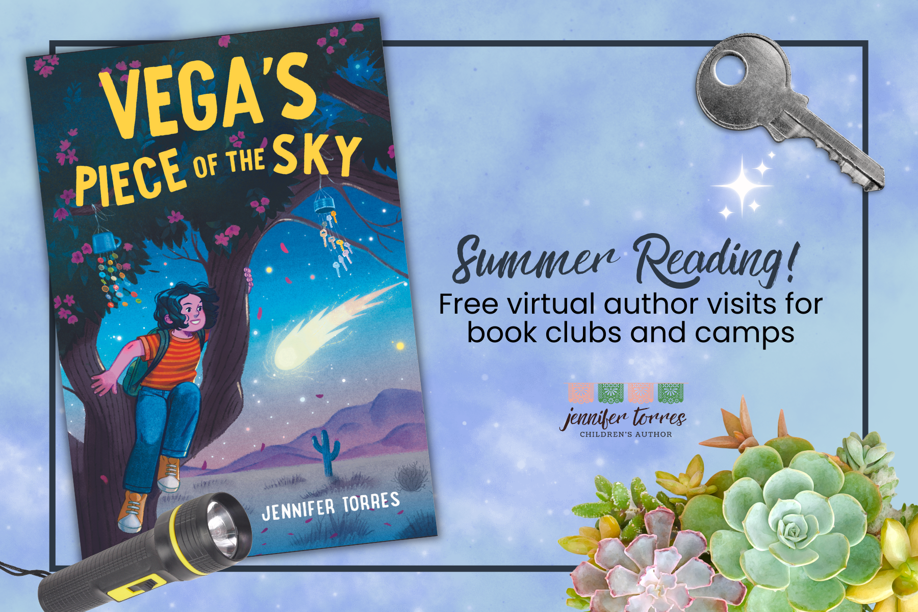 Free book club visits – Jennifer Torres
